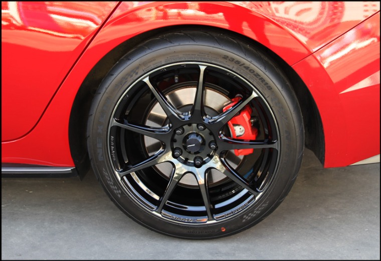 [아반떼N] 휠튜닝 WEDS SA99R WBC 18인치휠